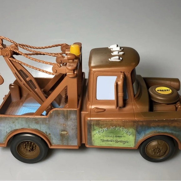 Disney | Toys | 5 Long Disney Pixar Cars Talking Tow Mater Truck Mattel ...